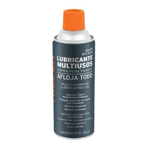 Lubricante En Aerosol Multiusos Afloja Todo 400 Ml Marca Truper