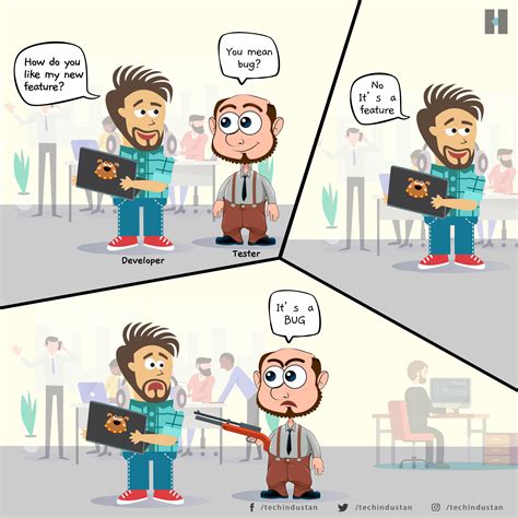 Tester Vs Developer Funny Quotes Shortquotes Cc