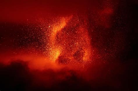 Mount Etna Italy S Famed Volcano Is Again Ejecting Lava Into The