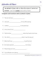 Adverb Of Manner Exercises For Grade 4 Adverbs Of Manner Place And