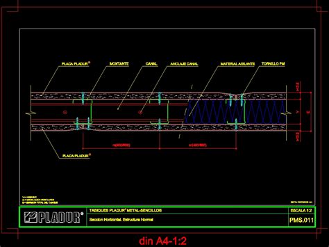 Tabiques Sencillos En Autocad Descargar Cad Mb Bibliocad