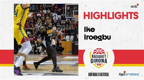 Imperial en ataque IKE IROEGBU en la victoria de Bàsquet Girona Liga