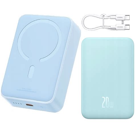 SZYBKI POWER BANK BASEUS 20000mah PD 20W USB C MAGSAFE ŁADOWANIE