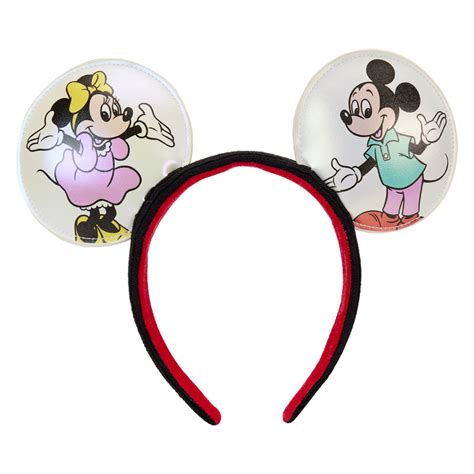 Mini Sac À Dos Disney 100 Iridescent Mickey Et Ses Amis Avec Serre Tête