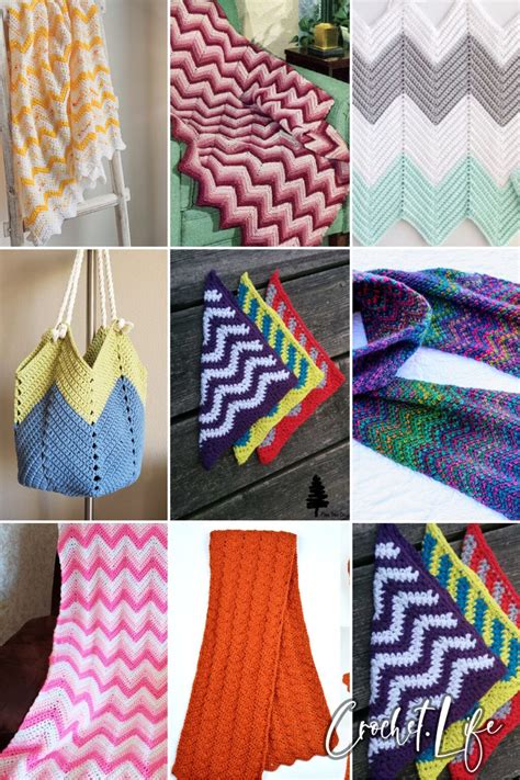 10 Easy Single Crochet Chevron Patterns Crochet Life