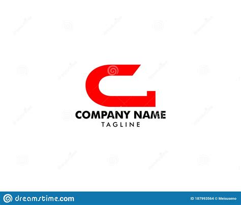 Initial Letter C Logo Template Design Stock Vector Illustration Of