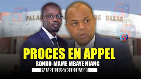 DIRECT DE TRIBUNAL Sonko Boycotte le Procès Mame Mb Niang Déroule