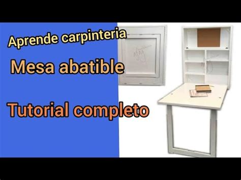 Como Hacer Mesa Plegable Tutorial Completo Parte 1 YouTube