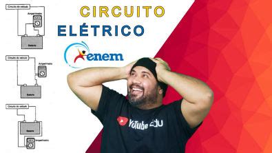 CIRCUITO ELÉTRICO ENEM 2020 Uma pessoa percebe que a bateria de seu