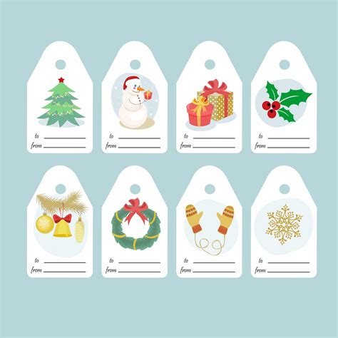 Etiquettes cadeau de Noël à imprimer Un max d idées