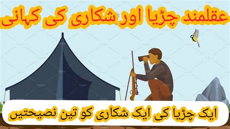 Aqalmand Chidiya Aur Shikari Ki Kahani Aqalmand Chidiya Ki 3 Nasihate