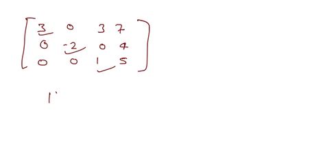 solved determine whether the matrix is in row echelon form if it is determine if it is also in