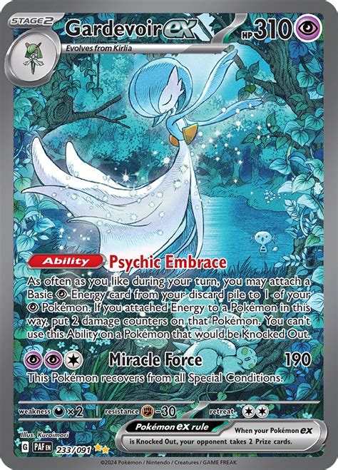 Gardevoir Ex 233 091 SV Paldean Fates Pokemon