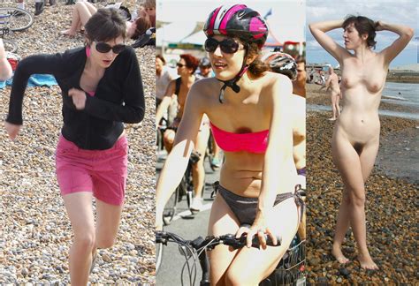 Dressed Undressed WNBR Girls Pt 2 World Naked Bike Ride Porn