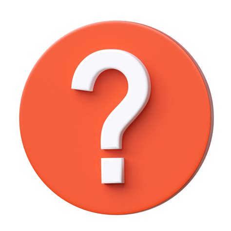 Red Question Mark Icon 24559056 PNG