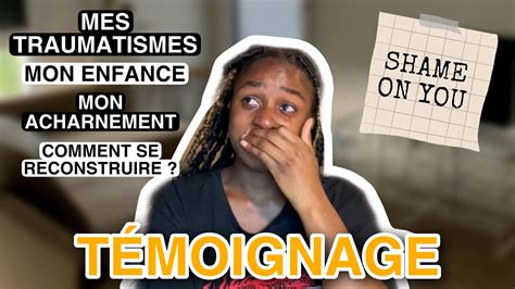 JEN AI MARRE Mon enfance ma scolarité mon acharnement ma