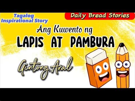 ANG LAPIS AT PAMBURA A Heart Touching Story Gintong Aral