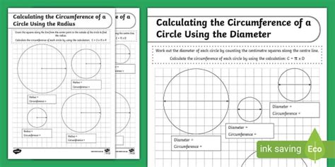 calculating the circumference of a circle twinkl