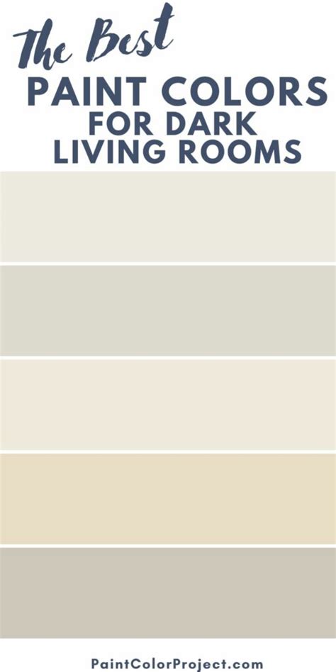 The Best Paint Colors For Dark Living Rooms The Paint Color Project