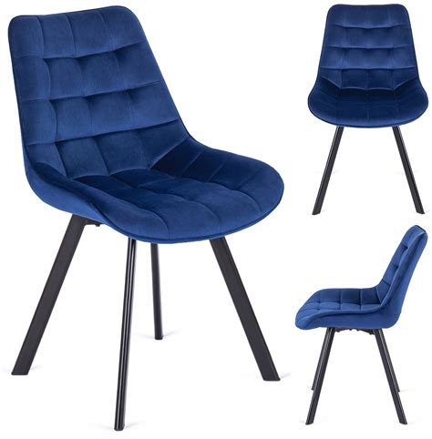 Krzesło Do Salonu Jadalni Kuchni Loft Welur Velvet Pikowane RICK