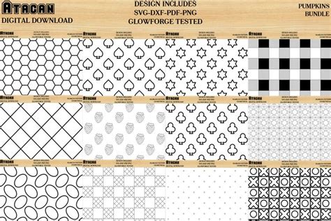 Seamless Geometric Pattern BUNDLE Svg Transparent Background