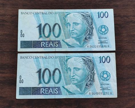 Nota Cédula de 100 Reais sem a Frase deus Seja Louvado Cacareco