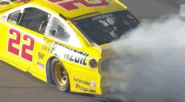 Victory In Vegas For Logano By Nascar Giphy