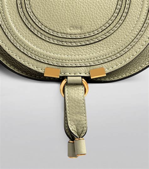 Chloé metallic Mini Leather Marcie Saddle Bag Harrods UK
