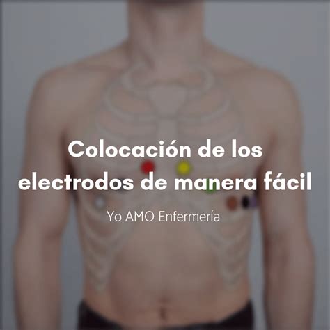 Colocación de electrodos ECG EKG