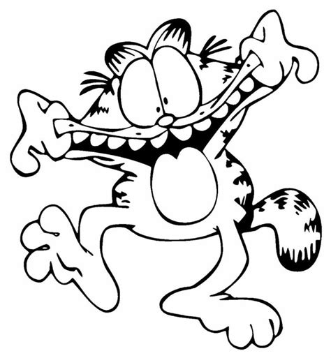 Desenhos Do Garfield Para Colorir Bora Colorir