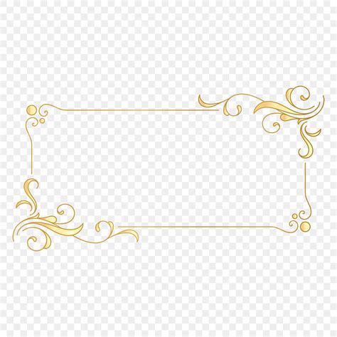 Decorative Corner Borders Vector Hd Png Images Decorative Frame Label