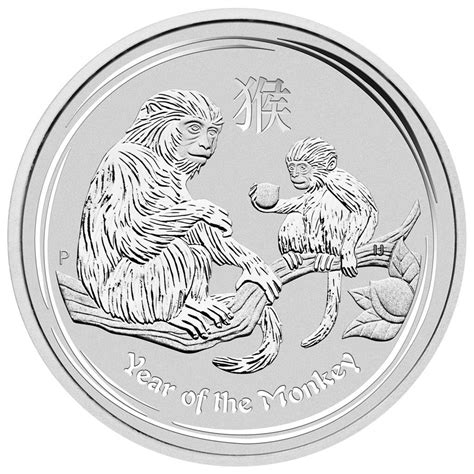 Australien Lunar Ii Jahr Des Affen Oz Silber