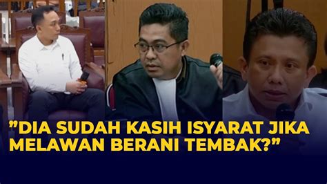 Jaksa Cecar Kata Tembak Dari Ferdy Sambo Ke Ricky Rizal Hingga