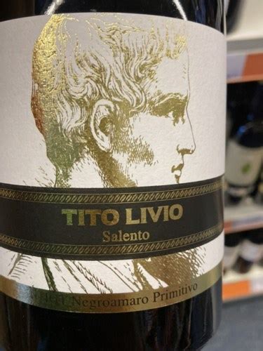 Tito Livio Negroamaro Primitivo Vivino France