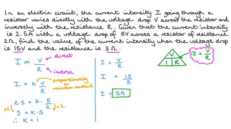 question video combined variation and its applications nagwa