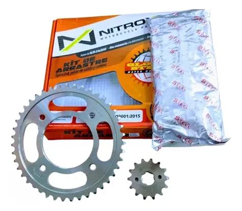 Kit Arrastre Akt Nkd Sl Certificado Auteco Original Mercadolibre