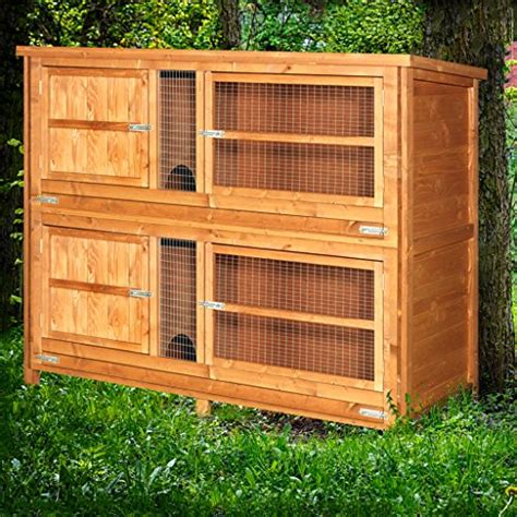 Double Rabbit Hutches Two Tier Double Decker DoubleRabbitHutches