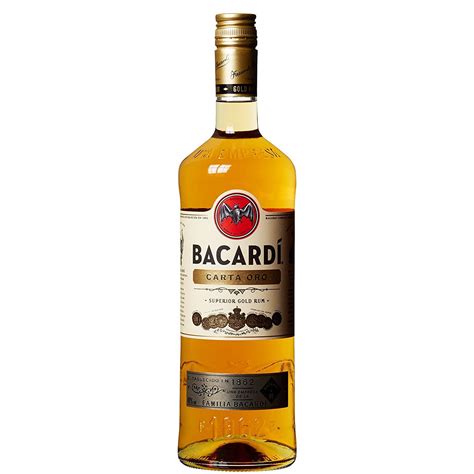 Bacardi Carta Oro 1 0L 40 Vol Bacardi Rum