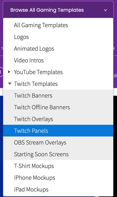 How To Make Twitch Panels Step By Step Placeit Blog