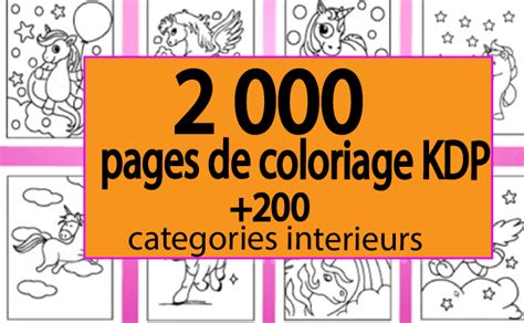 Je Vais Fournir Le Pack Ultimate De Coloriages Pour Enfants Kdp Avec