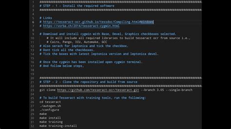 tesseract ocr 3 05 build from source 1 2 windows youtube