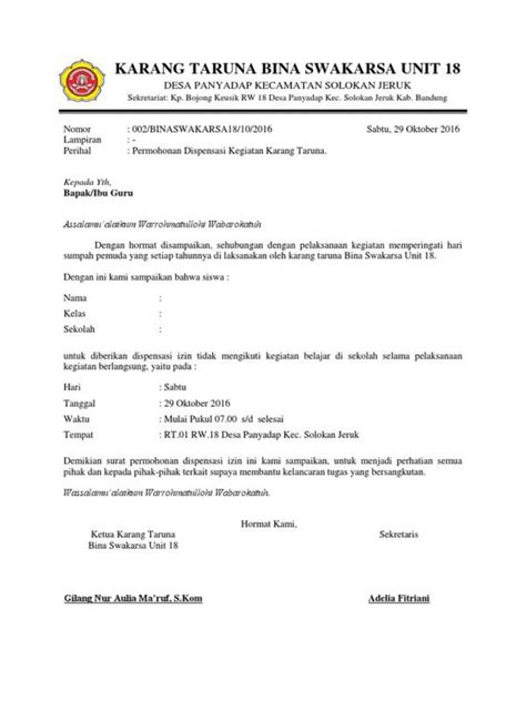 Detail Contoh Surat Tembusan Kepala Desa Koleksi Nomer 20