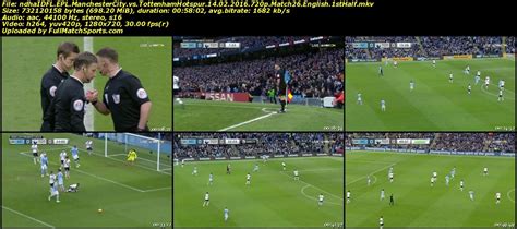 Manchester City Vs Tottenham Hotspur Full Match 2015 16 Fullmatch