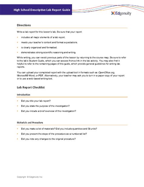 high school descriptive lab report guide deprecated api usage the svg back end is no longer