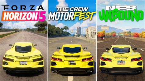 The Crew Motorfest Vs Forza Horizon Vs Nfs Unbound Physics And