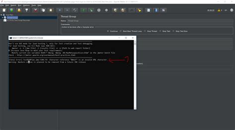 JMeter Gives Fatal Error Test 20Plan Jmx 5106 59 Character