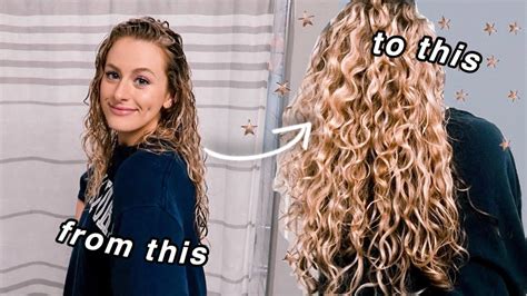 WAVY CURLY HAIR ROUTINE Favorite Hair Products YouTube