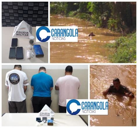 Carangola NotíciasA CASA CAIU PM DE CARANGOLA PRENDE 3 SUSPEITOS DE