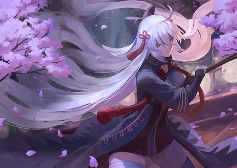 Fate Grand Order Fate Series Long Hair Mashu 003 Okita Souji Alter