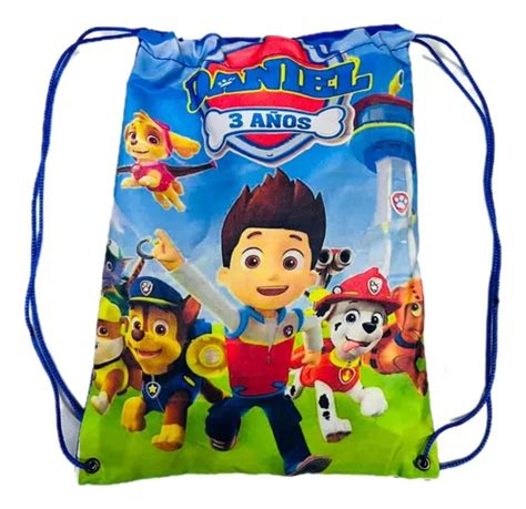 Paw Patrol Morralitos Dulceros Personalizados Pz Meses Sin Intereses